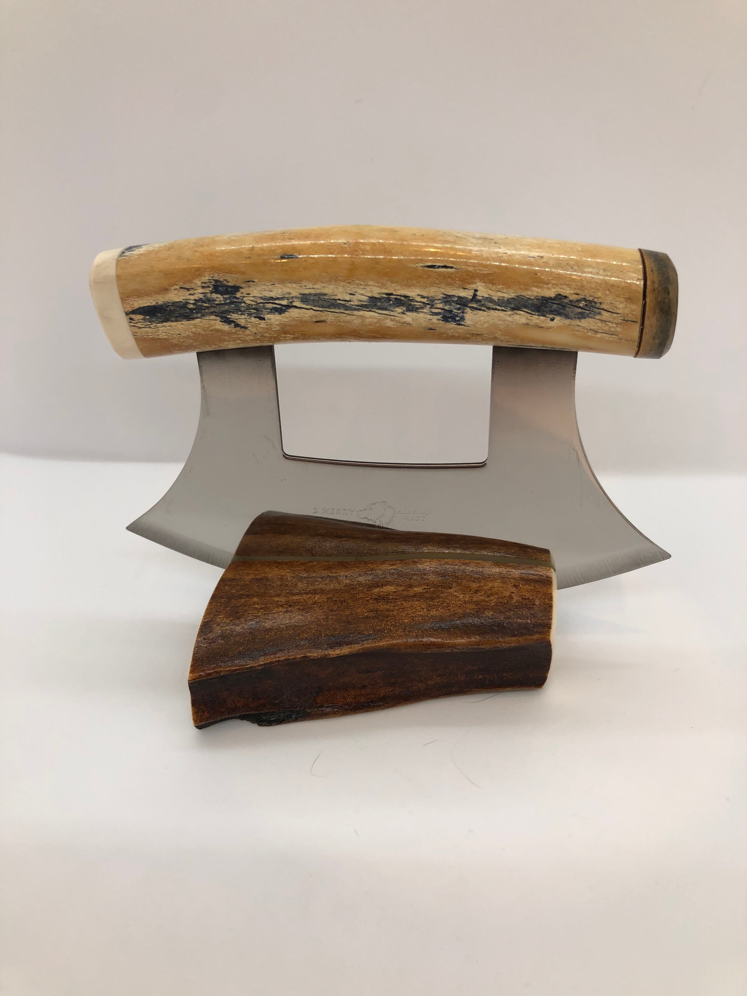 Fossil Walrus Bone Ulu | Caribou Crossings - Sharing the Heart of Alaska